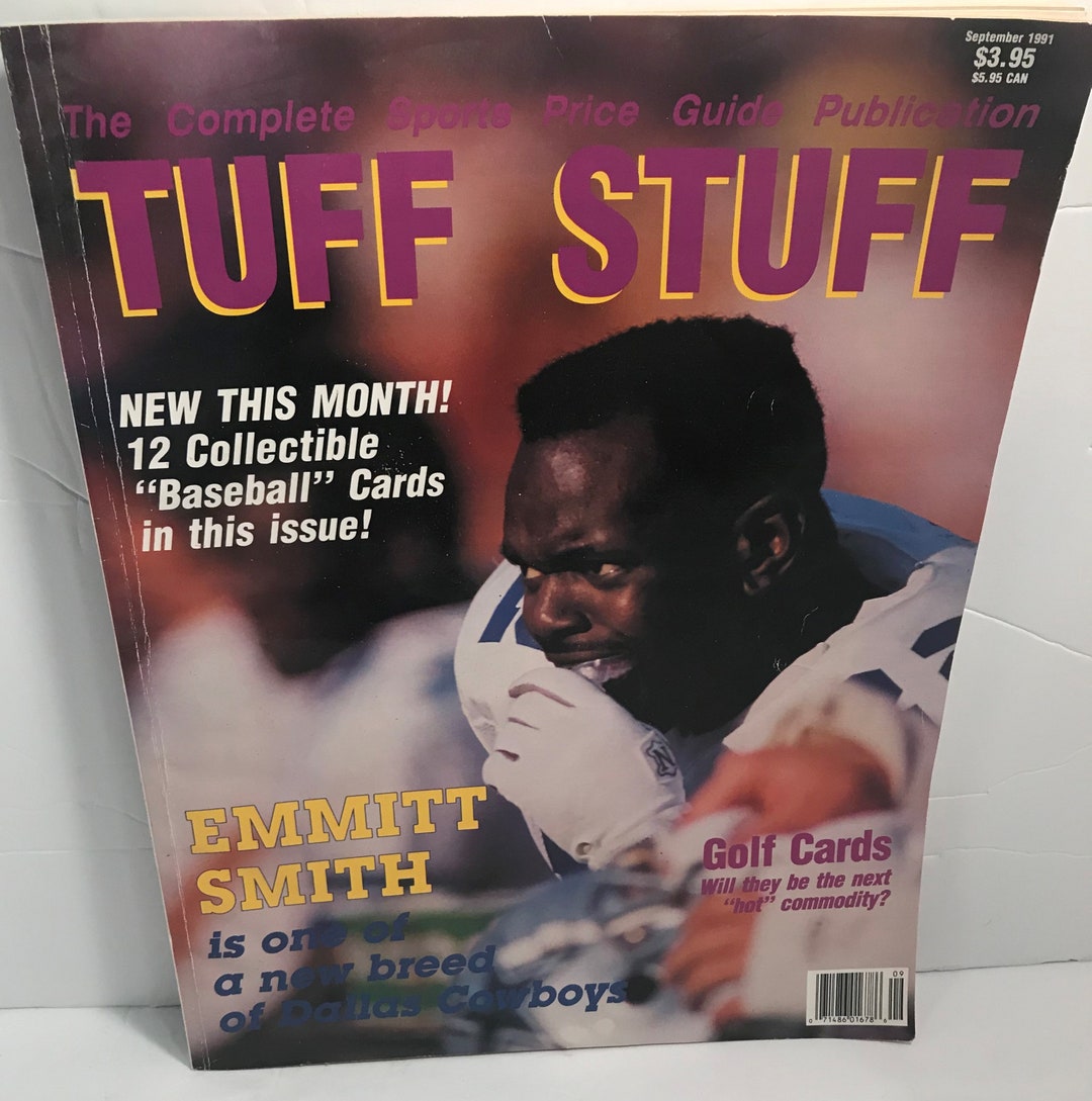 Vintage Tuff Stuff Trading Card Magazine September 1991 Featuring ...