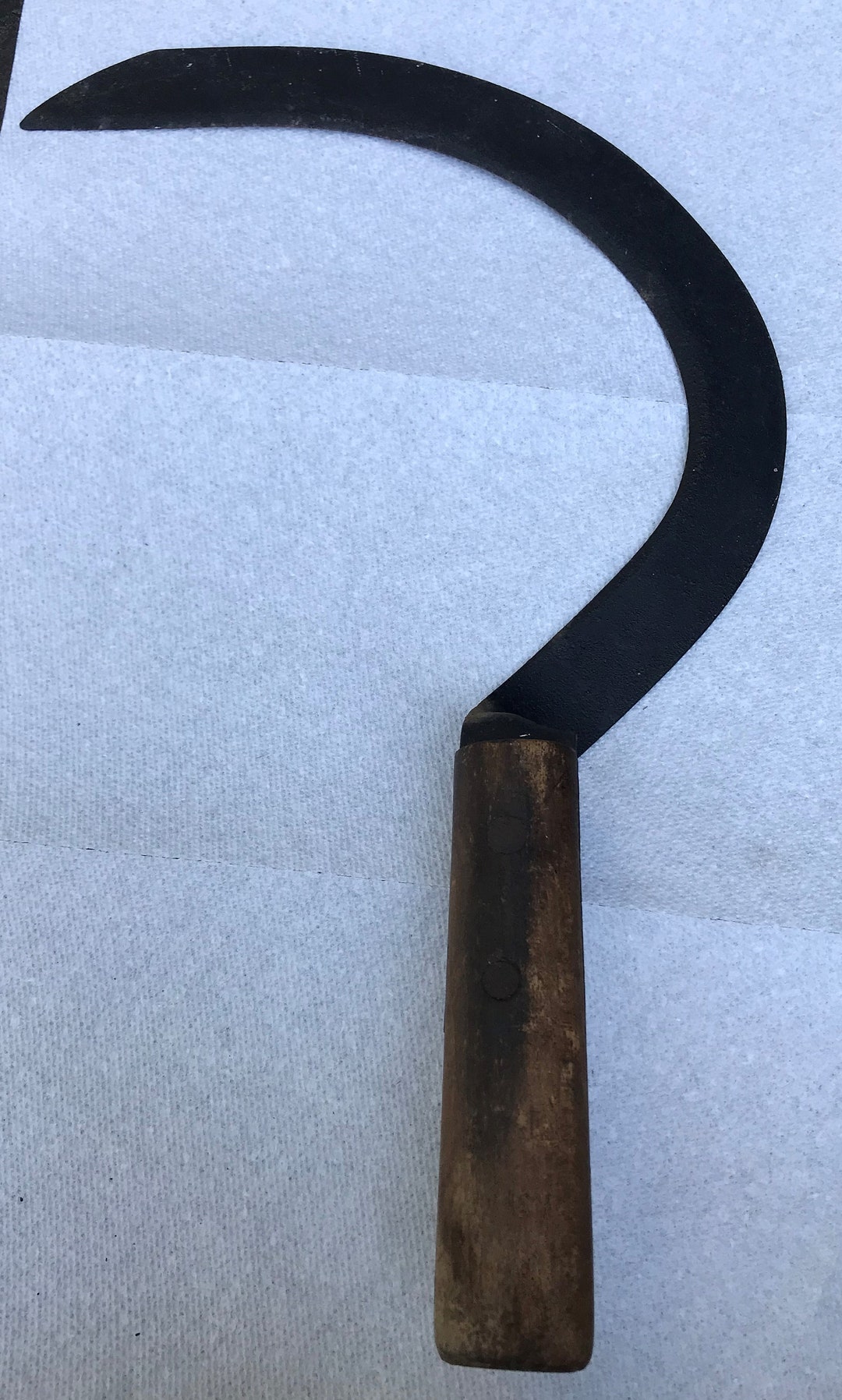 Sickle Scythe 15" Antique Primitive Farm Hand Curved Cutting Tool Excellent Condition - Etsy