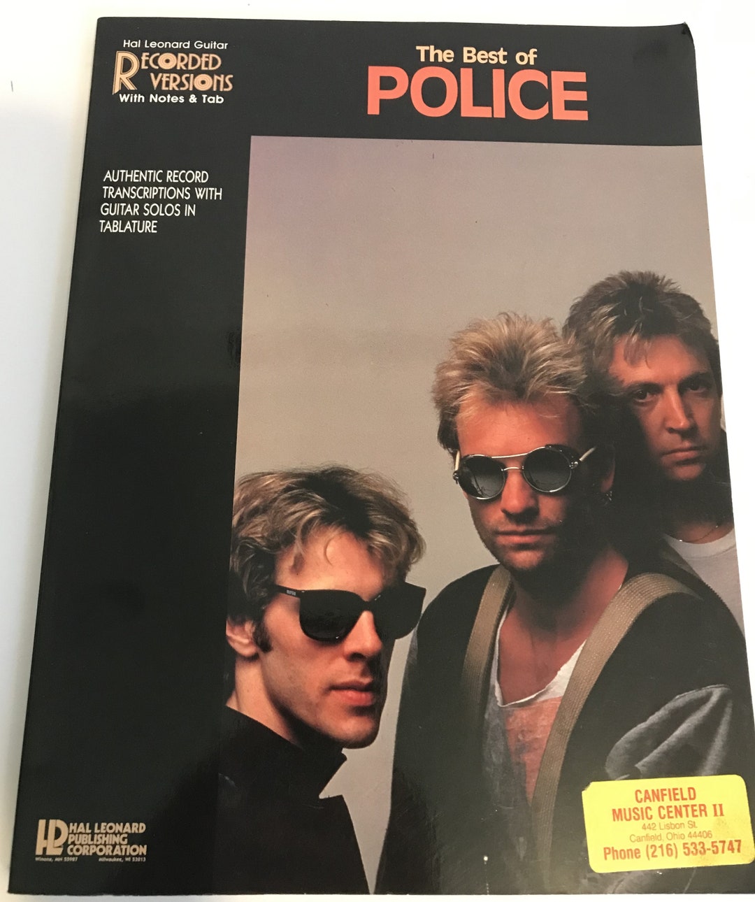 Vintage the Best of the Police Songbook With Guitar Tabs and Note for ...