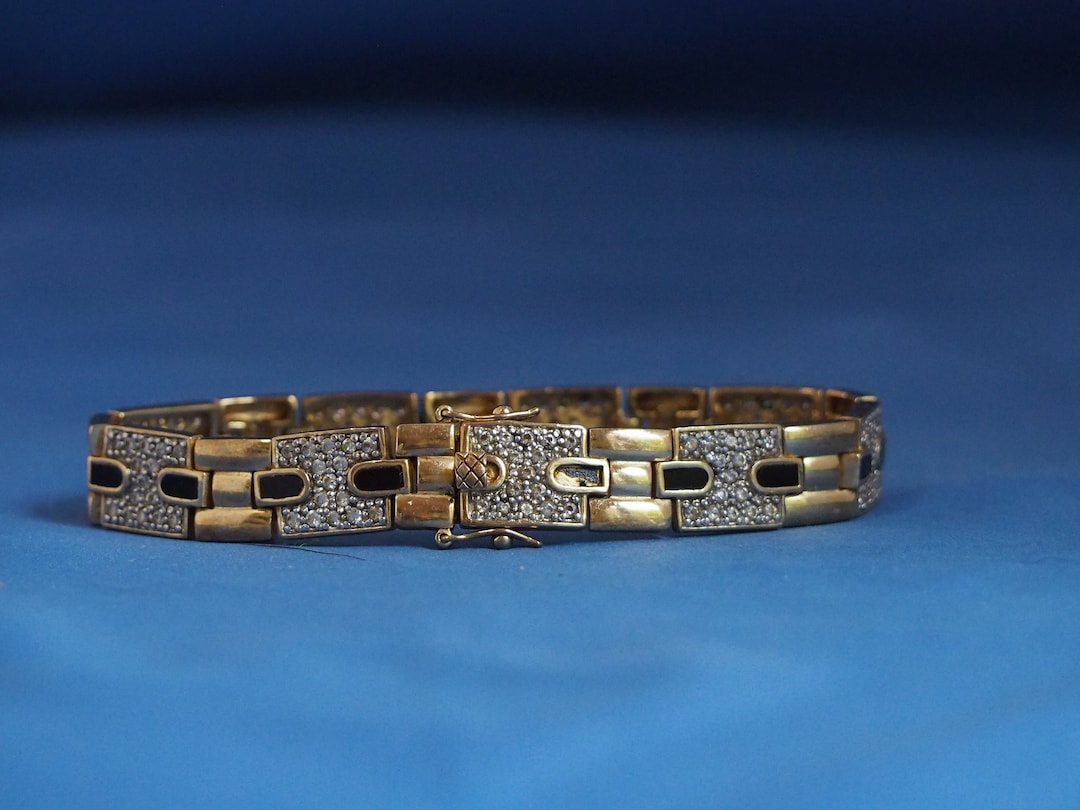 Vintage Seta Gold Vermeil Bracelet - Etsy