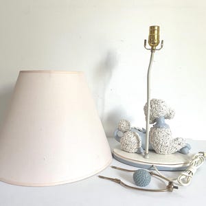1950s Poodle Lamp & Shade - Etsy