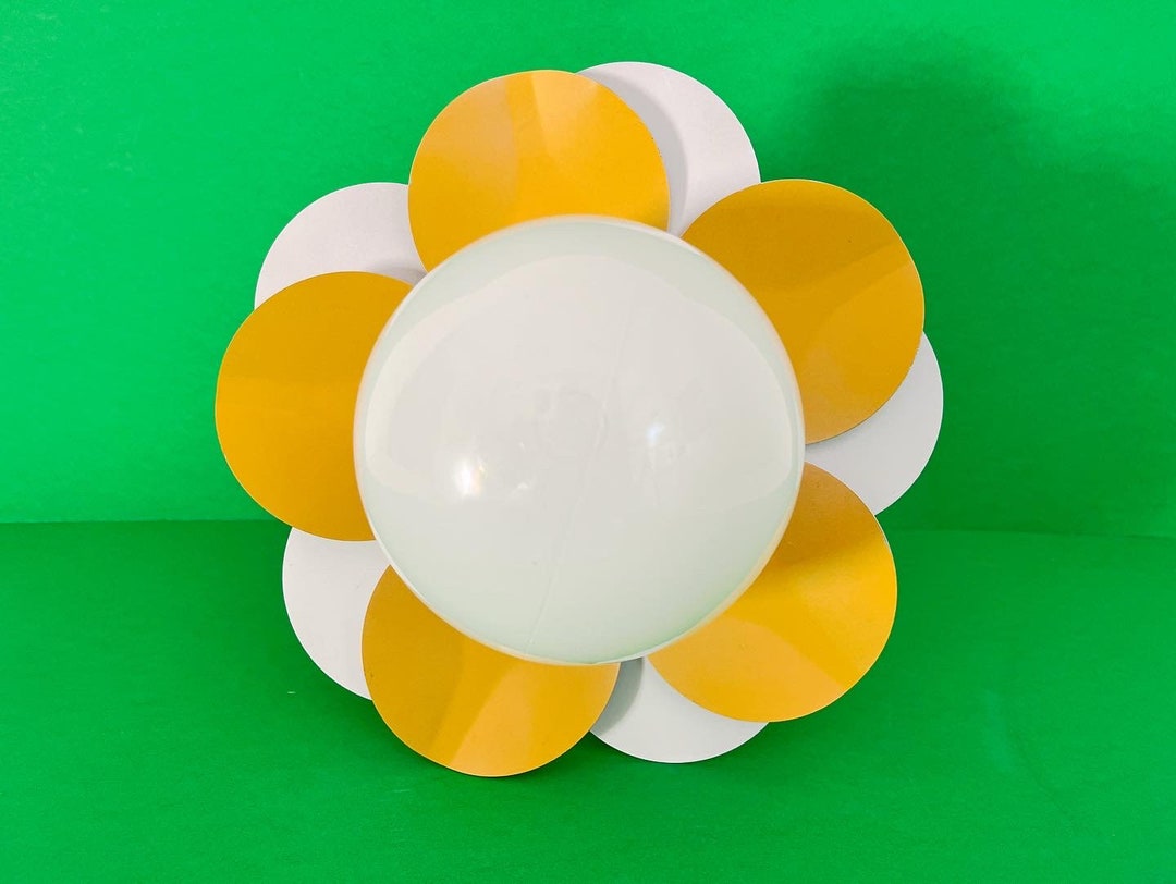Midcentury Sunflower Semi Flush Light - Etsy
