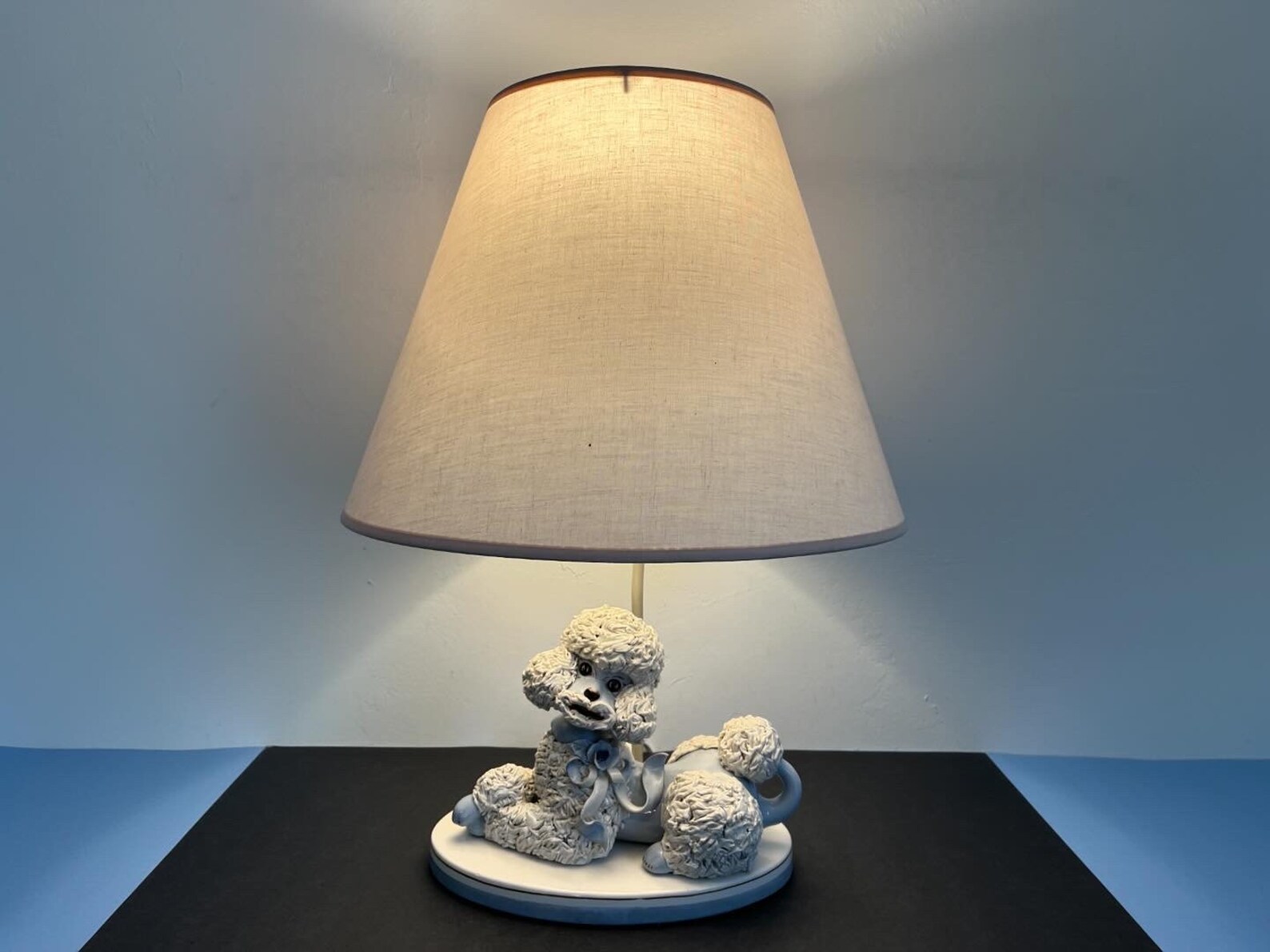 1950s Poodle Lamp & Shade - Etsy