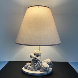 1950s Poodle Lamp & Shade - Etsy