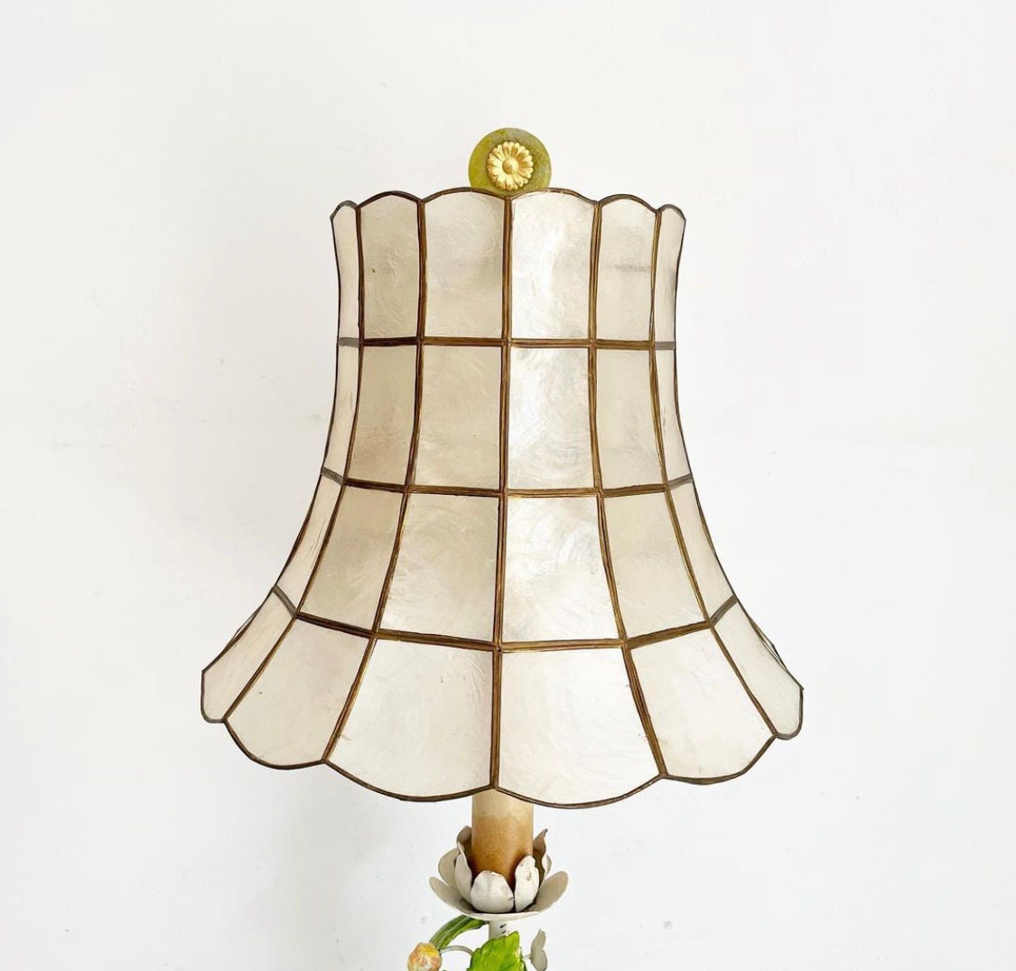 Midcentury Italian Lemon Tree Lamp & Shade - Etsy