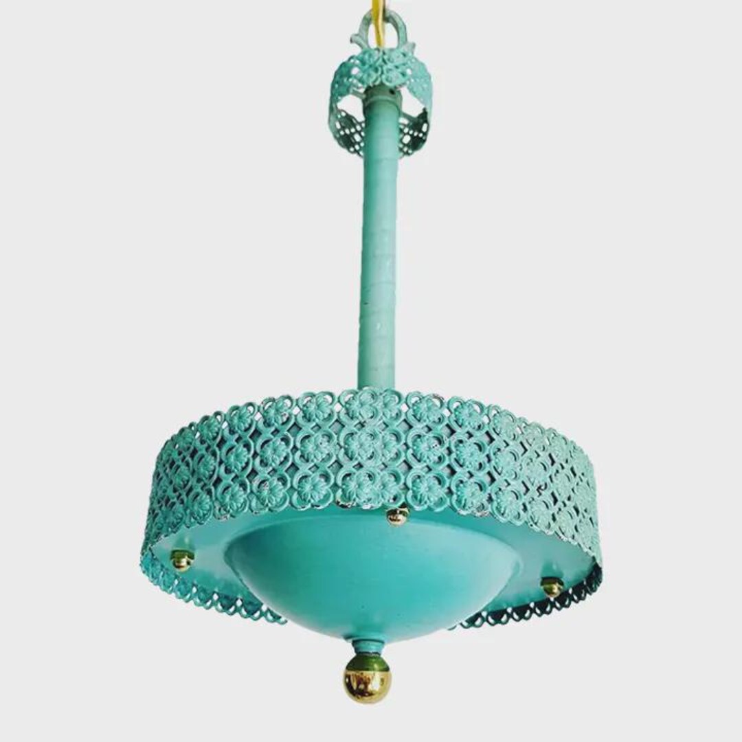 Mid Century Garden Pendant Light - Etsy