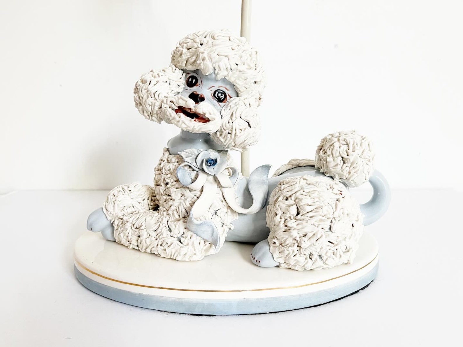 1950s Poodle Lamp & Shade - Etsy