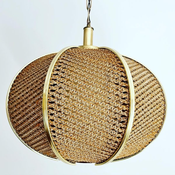 Woven Pendant Light - Etsy
