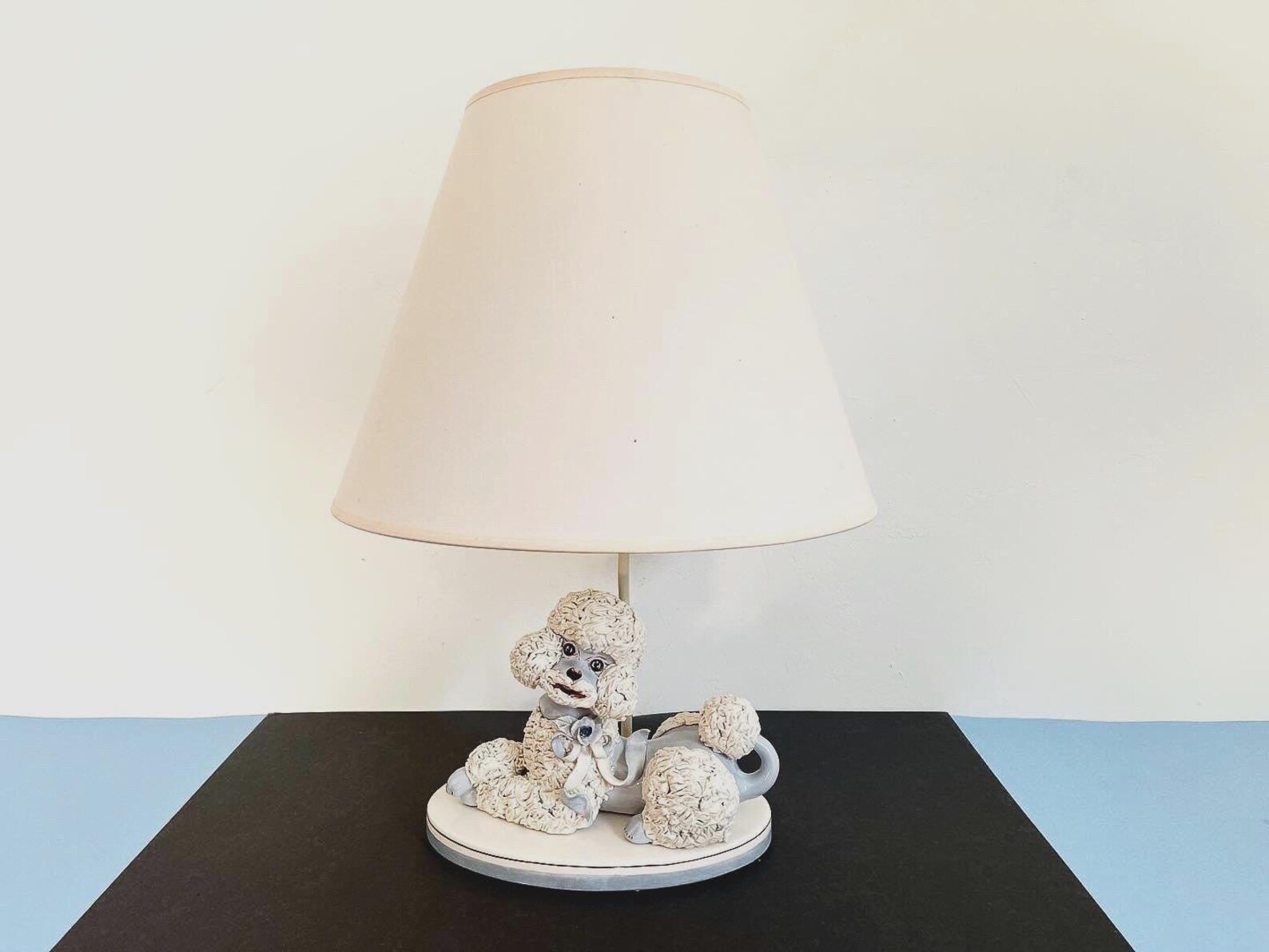 1950s Poodle Lamp & Shade - Etsy