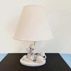 1950s Poodle Lamp & Shade - Etsy