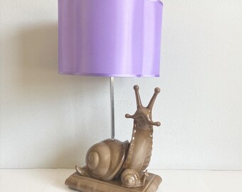 Vintage Snail Lamp - Etsy