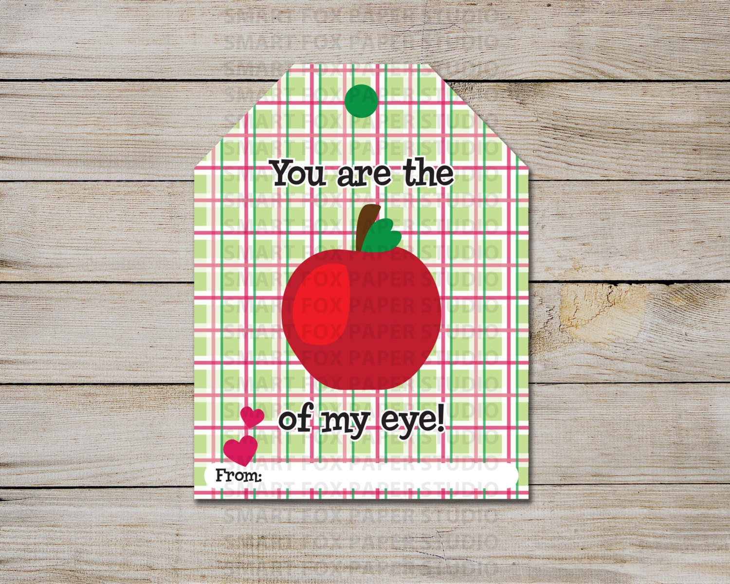 Applesauce Valentine - Instant Download - Valentine's Day Digital ...