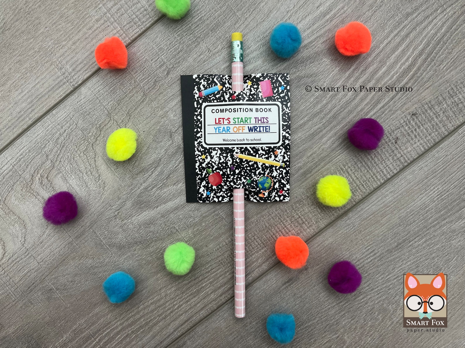 Back to School Pencil Topper Instant Download Back to School Digital ...