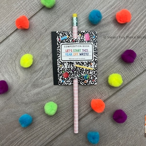 Back to School Pencil Topper - Instant Download - Back to School ...