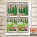 Camping Valentines - Instant Download - Valentine's Day Digital ...