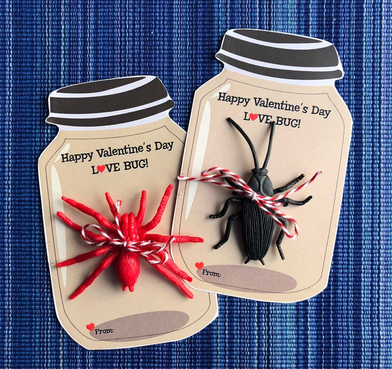 Love Bug Valentines Instant Download Valentine's Day - Etsy