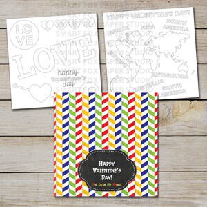 You Color My World Bag Topper - Instant Download - Valentine's Day ...
