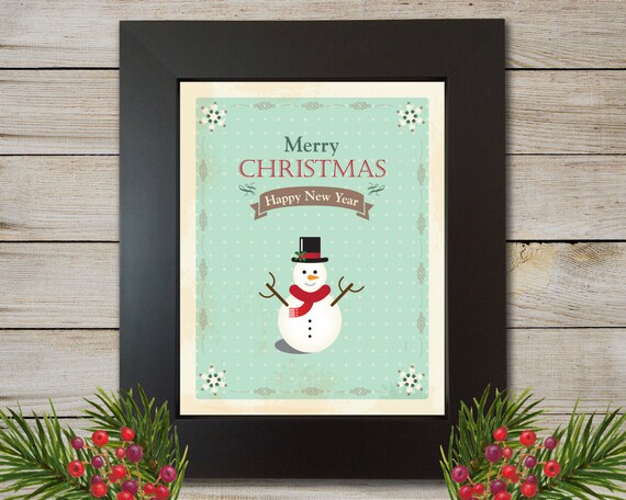 8x10 Christmas Printable