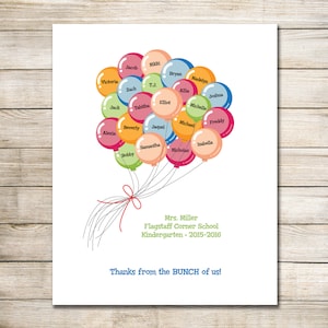 Teacher Appreciation Gift - Digital Teacher Print - Personalized ...