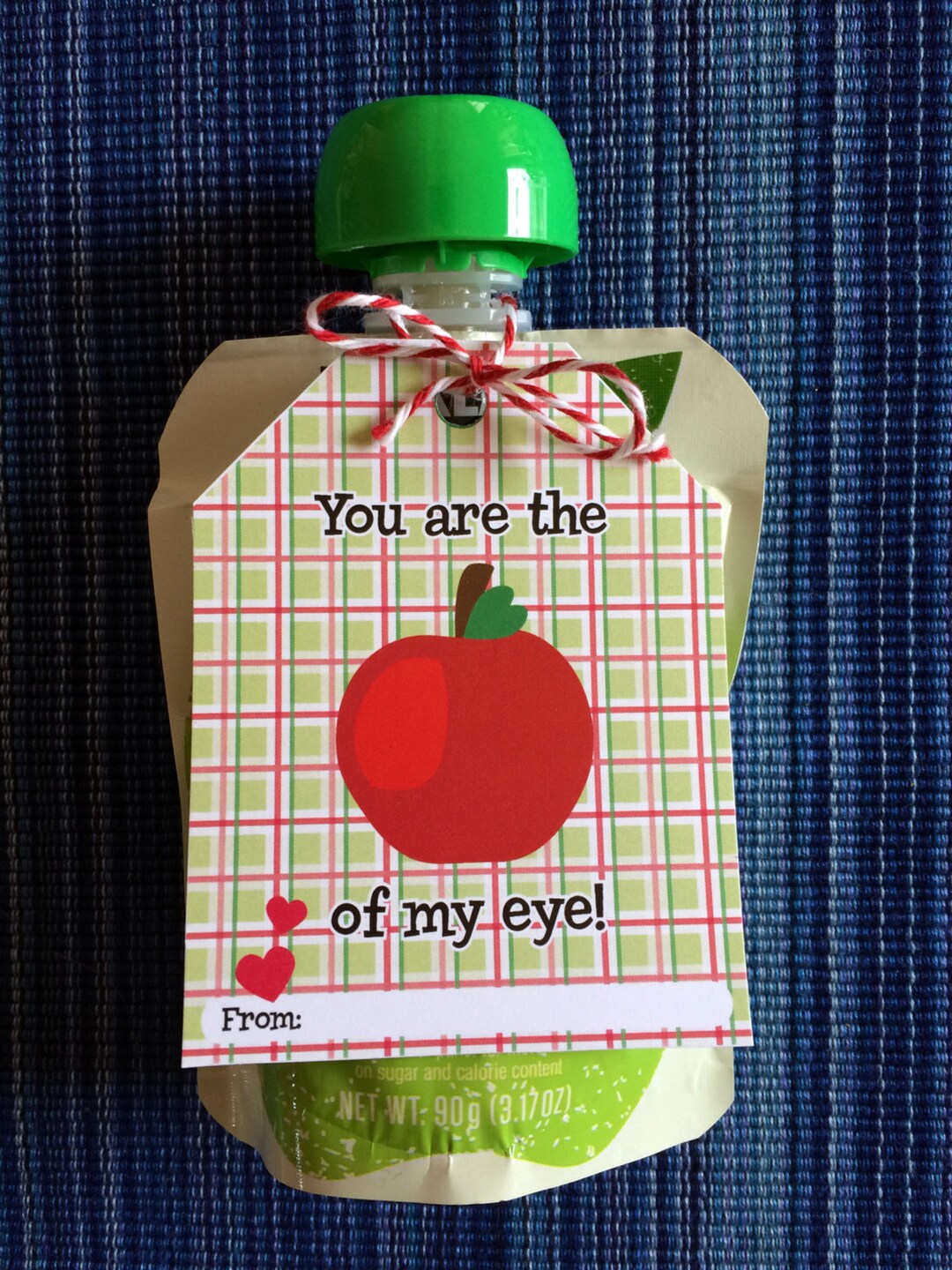 Applesauce Valentine - Instant Download - Valentine's Day Digital ...