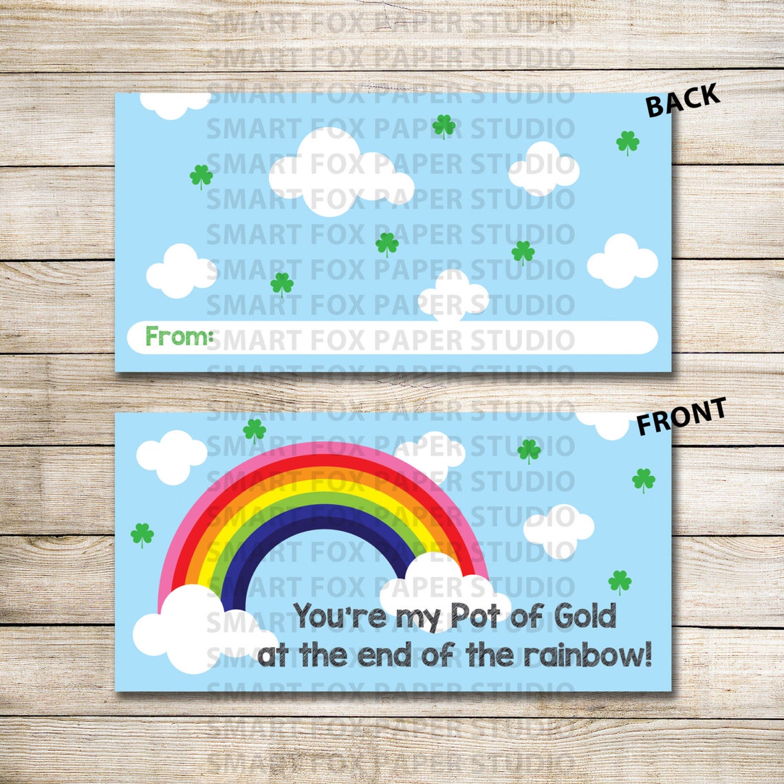 Pot of Gold Bag Topper Instant Download St Patrick's | Etsy