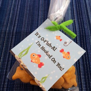 Goldfish Valentine - Instant Download - Valentine's Day Digital ...