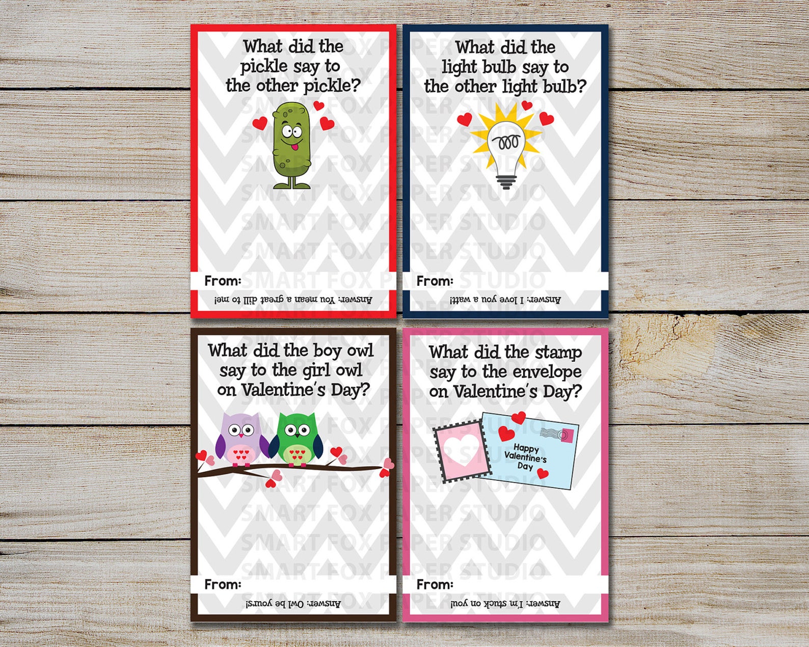 Joke Valentine - Instant Download - Valentine's Day Digital Printable ...