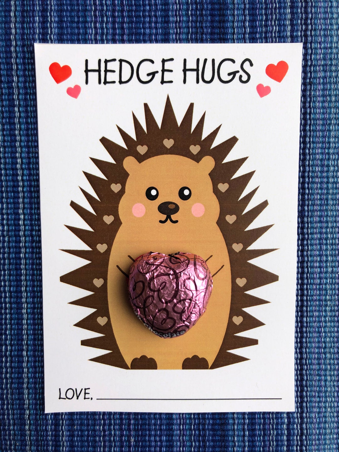 Hedge Hugs - Instant Download - Valentine's Day Digital Printable ...