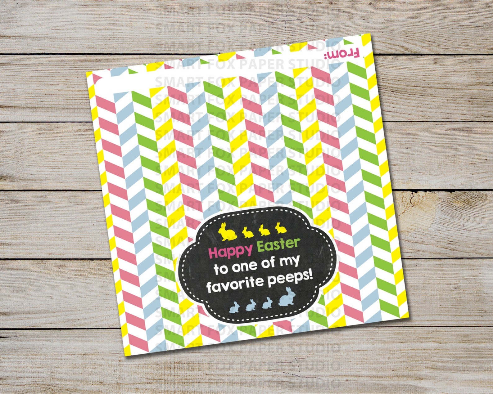 Peeps Bag Topper - Instant Download - Easter Digital Printable - Easter ...