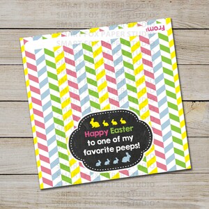 Peeps Bag Topper - Instant Download - Easter Digital Printable - Easter ...
