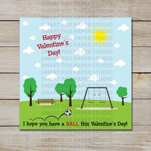 Bouncing Ball Bag Topper - Instant Download - Valentine's Day Digital ...