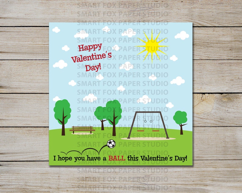 Bouncing Ball Bag Topper - Instant Download - Valentine's Day Digital ...