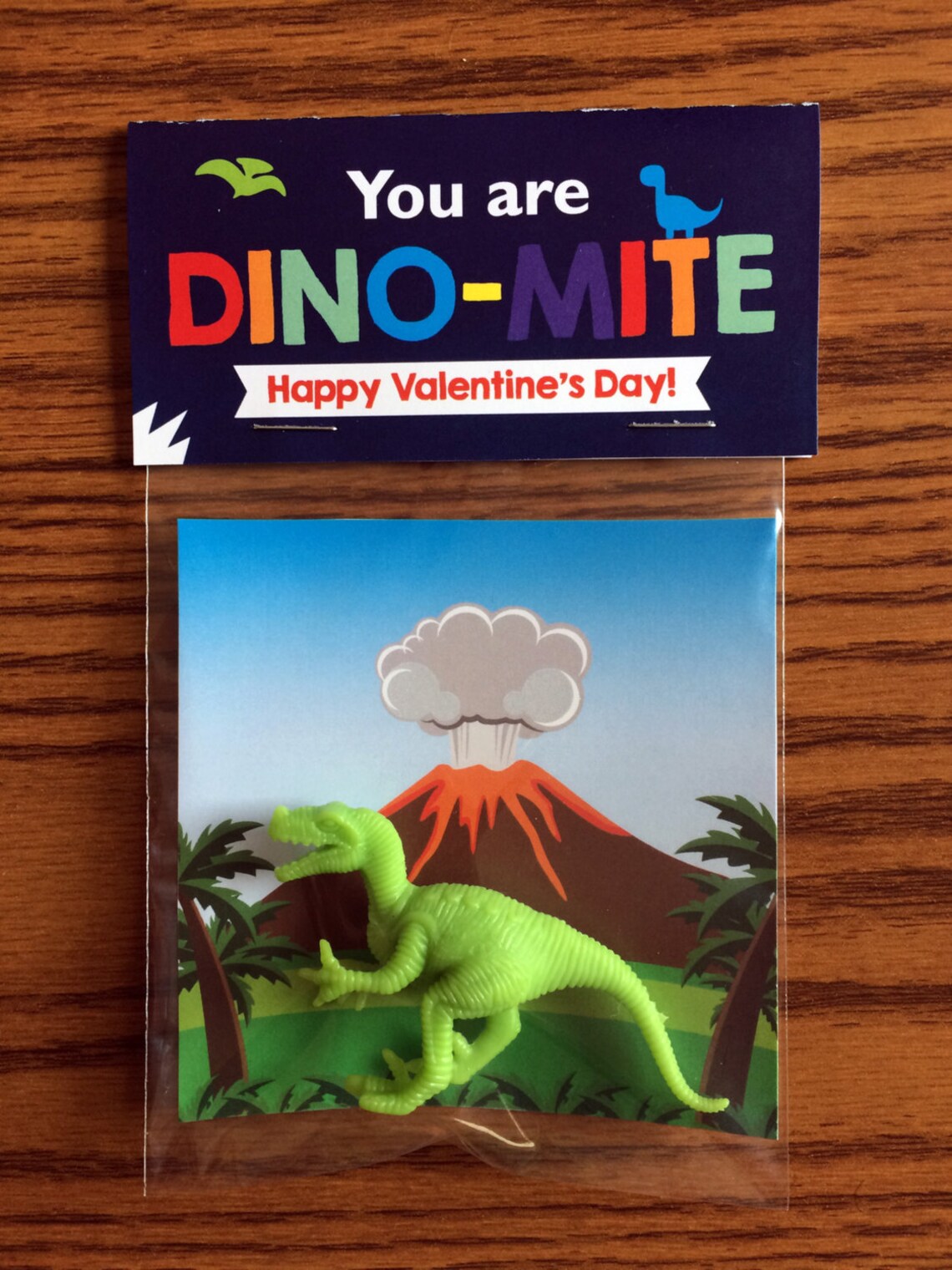 Dinosaur Bag Topper Instant Download Valentine's Day | Etsy