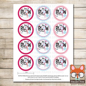 You Blow Me Away - Instant Download - Valentine's Day Digital Printable ...