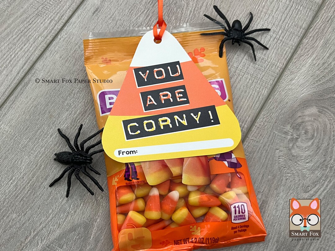 Candy Corn Gift Tag - Halloween Tag - Digital Download - Halloween Gift ...