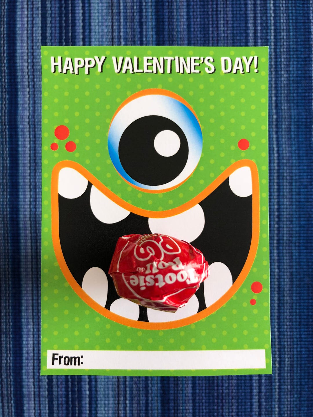Monster Valentines - Instant Download - Digital Valentine - Kids ...