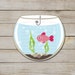 Pink Fish Bowl Valentine Bag Topper - Instant Download - Valentine's ...