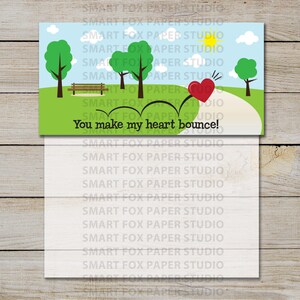 Bouncing Ball Bag Topper - Instant Download - Valentine's Day Digital ...