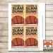 Basketball Valentines Instant Download Digital Valentine Kids ...