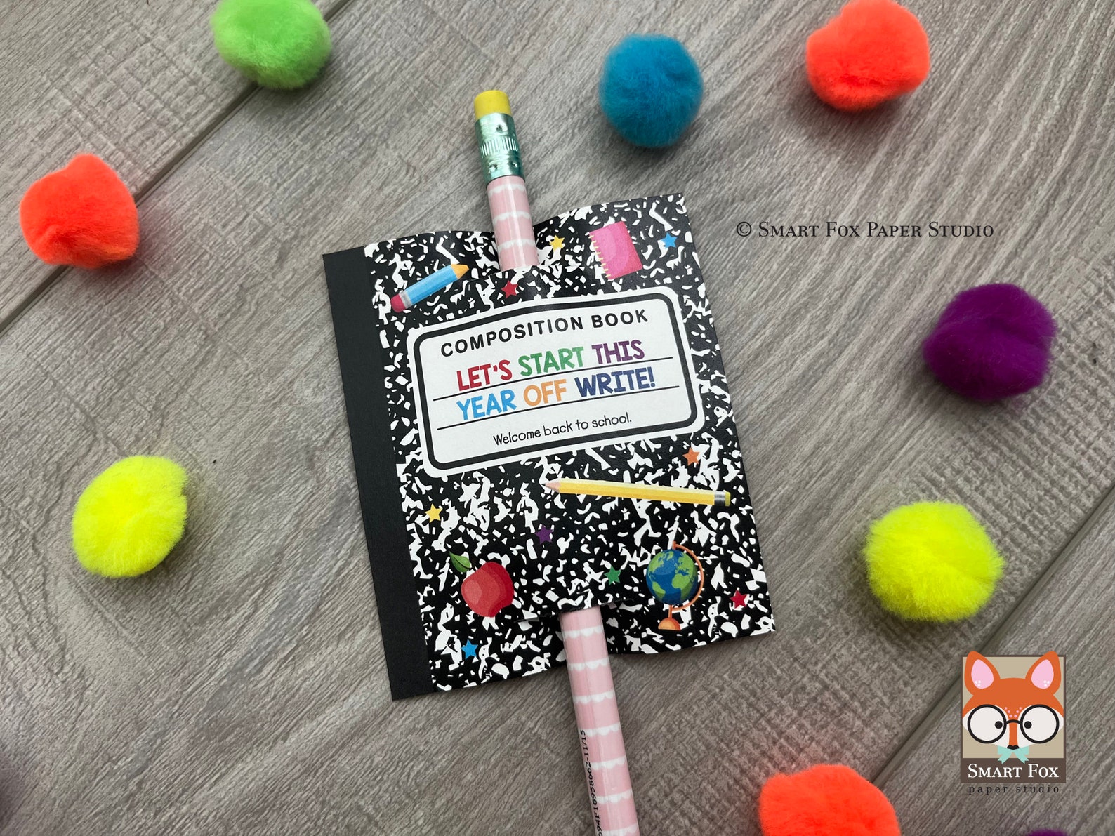 Back to School Pencil Topper Instant Download Back to School Digital ...