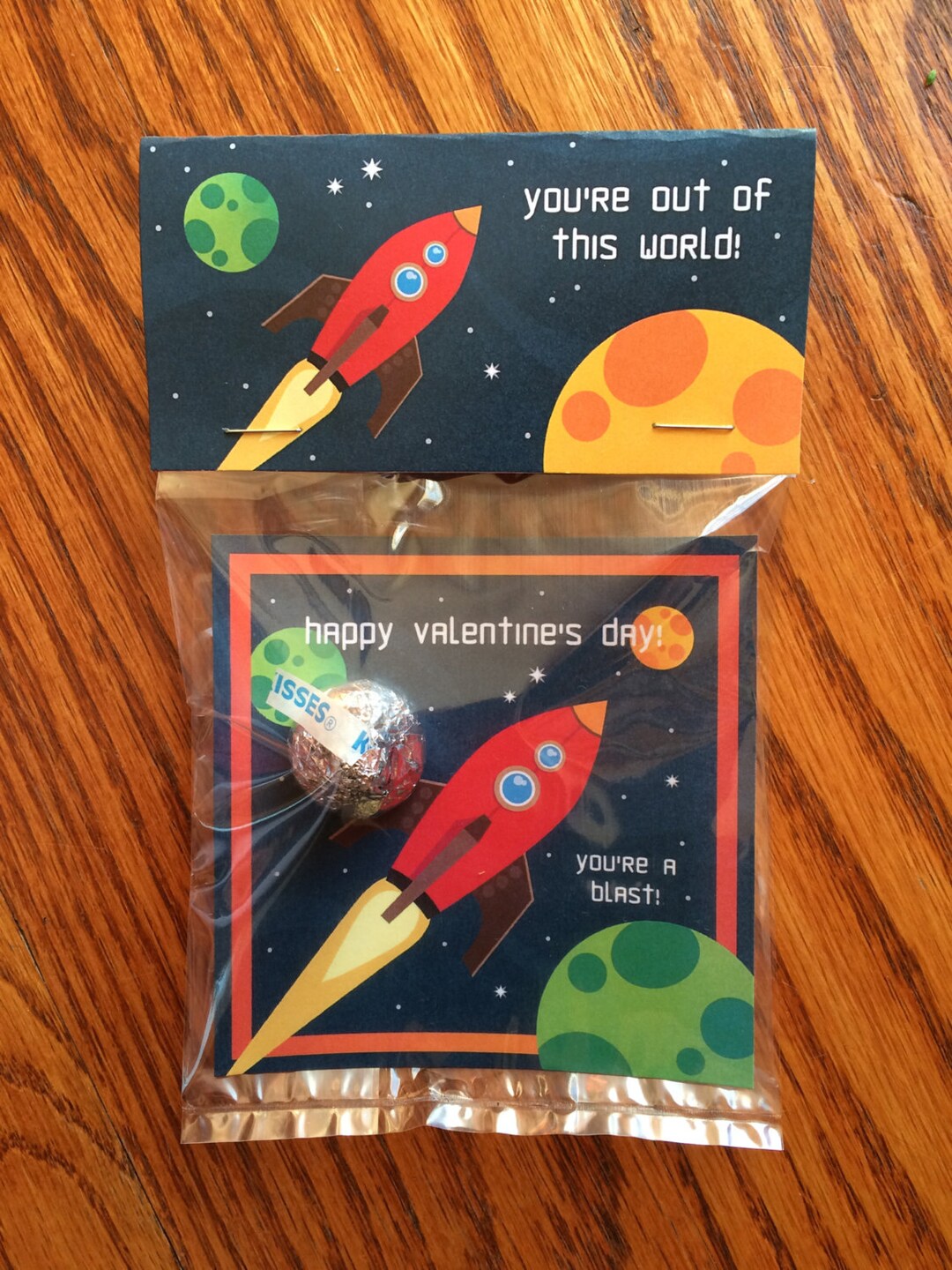 Rocket Ship Bag Topper - Instant Download - Valentine's Day Digital ...