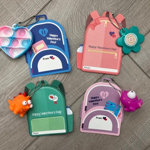 Backpack Valentine - Instant Download - Valentine's Day Digital ...