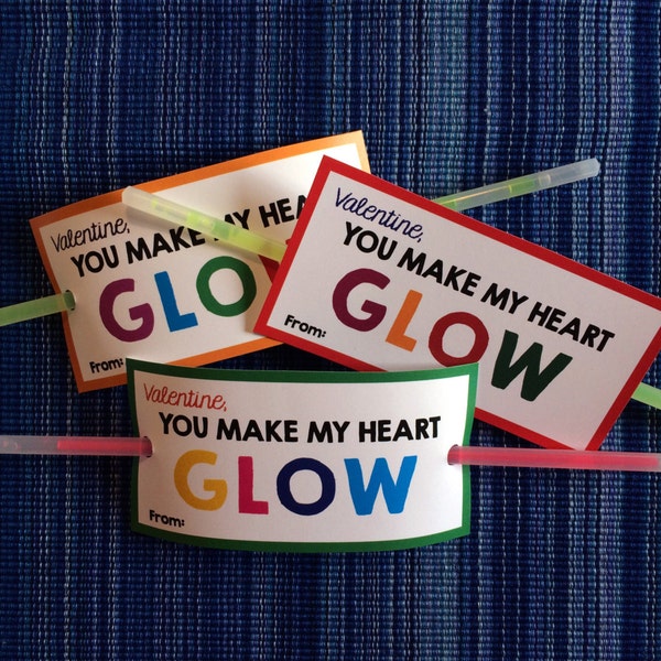 Valentines Day Glow Stick - Etsy