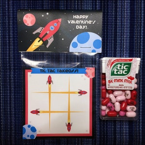 Tic Tac Toe Valentine - Instant Download - Valentine's Day Digital ...