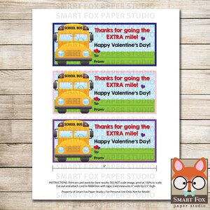 Bus Driver Valentine - Instant Download - Valentine's Day Digital ...