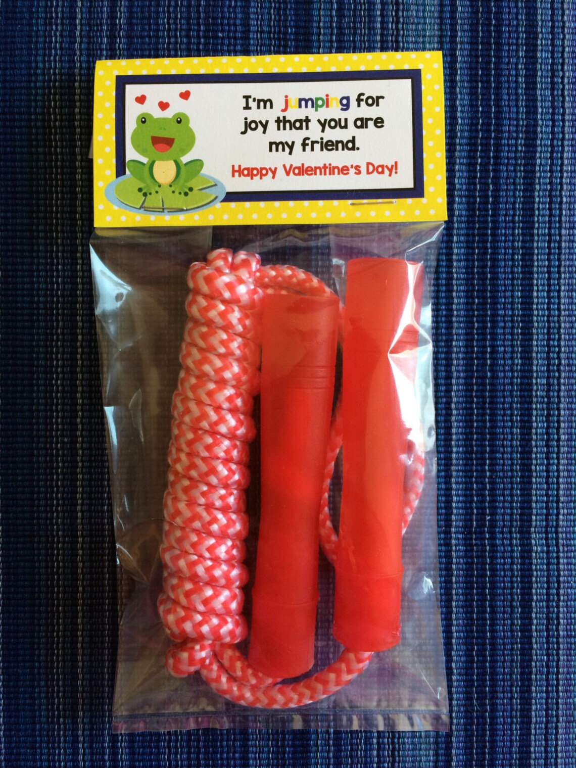 Jump Rope Bag Topper Instant Download Valentine's Day - Etsy