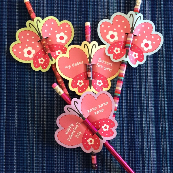 Butterfly Valentine - Etsy