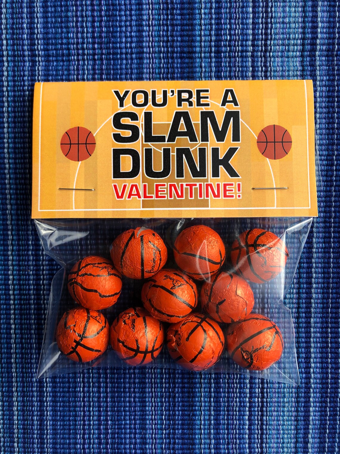 Basketball Bag Topper Instant Download Valentine's Day - Etsy