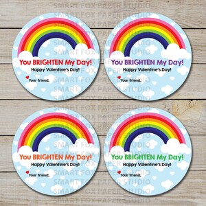 You Brighten My Day Valentine Instant Download Valentine's Day Digital ...