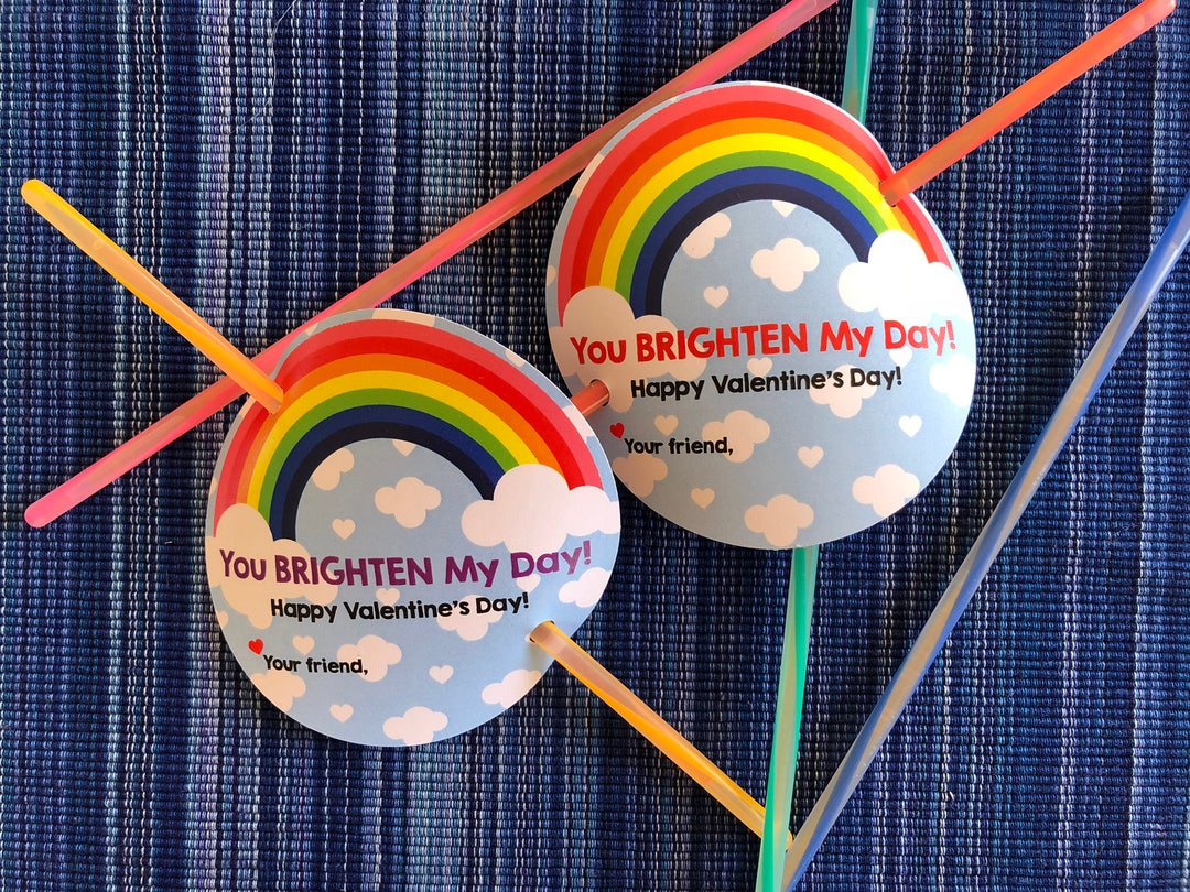 You Brighten My Day Valentine Instant Download Valentine's Day Digital ...